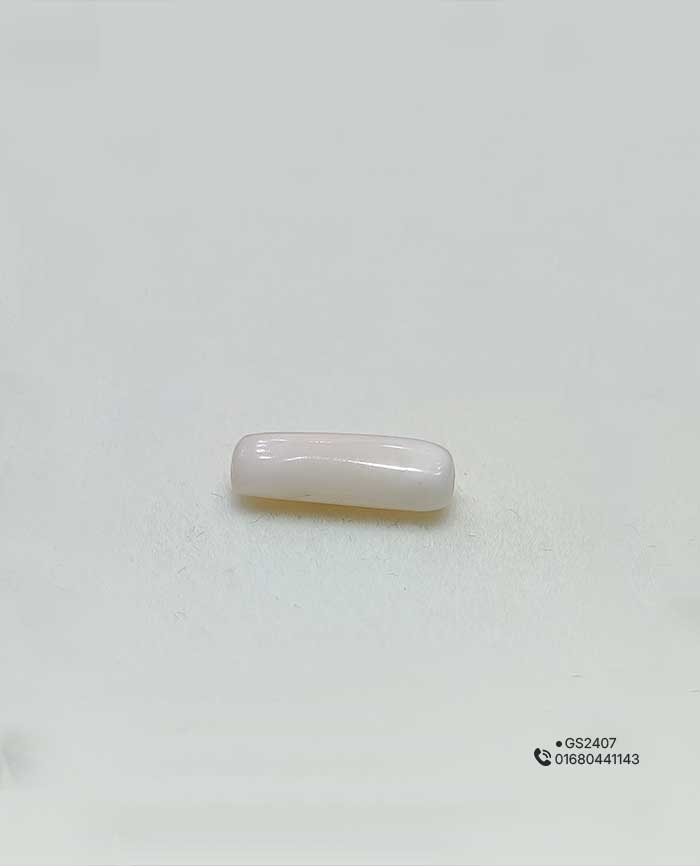 White Coral Stone Gem – Natural Moonga for Peace & Energy